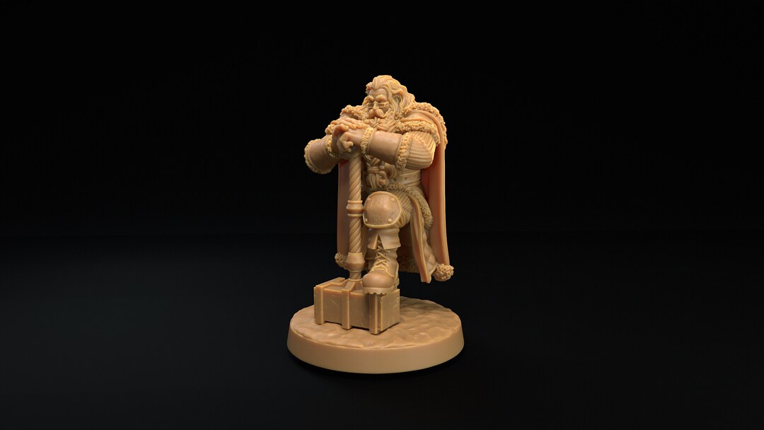 Dwarven Santa Claus Christmas Dwarf | the Dragon Trappers Lodge | 32mm ...