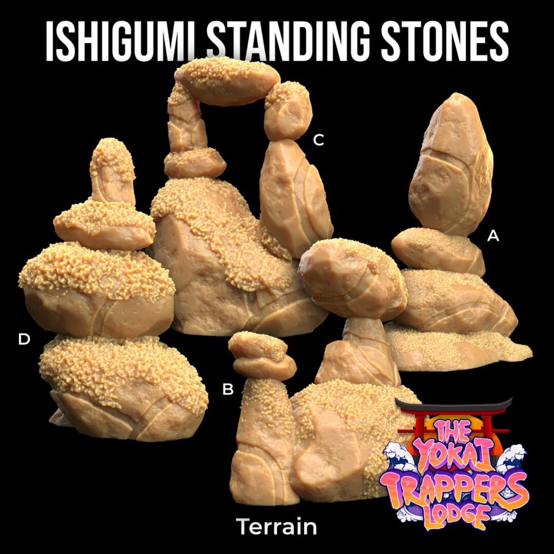 Ishigumi Standing Stones Yokai Lodge Japanese | the Dragon Trappers ...
