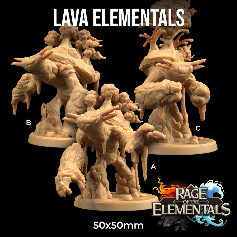 Lava Elemental Dnd Mini Wind Rage of the Elementals | the Dragon ...