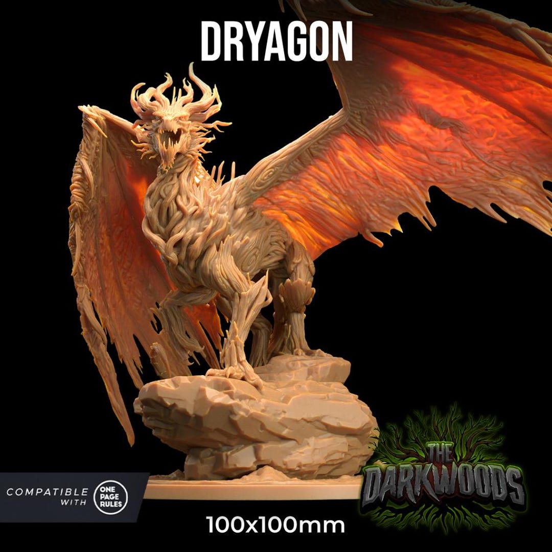 Dryagon Forest Dragon Dryad | the Dragon Trappers Lodge | 32mm Scale ...