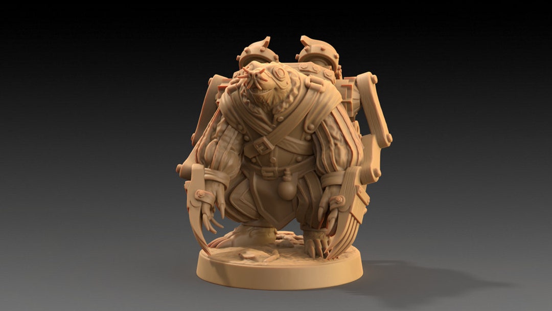 Guliver Trundleford Mole Genius Critter the Dragon Trappers Lodge 32mm ...