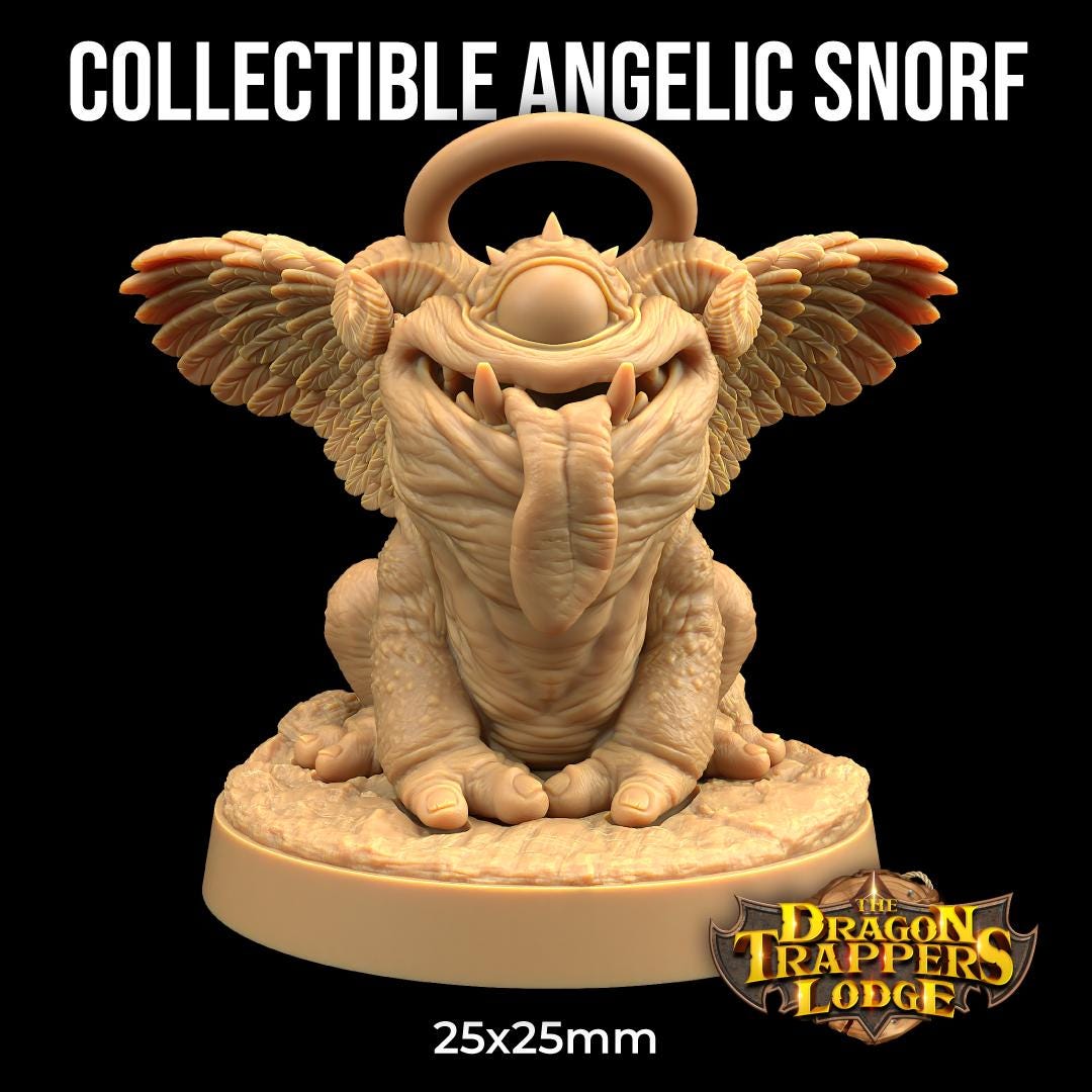Angelic Snorf Dnd Mini Collectible Gift for DM | the Dragon Trappers ...