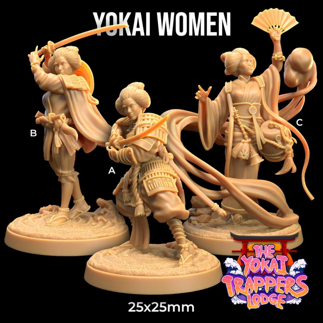 Yokai Women Oni Japanese Asian Heroine Warrior | the Dragon Trappers ...