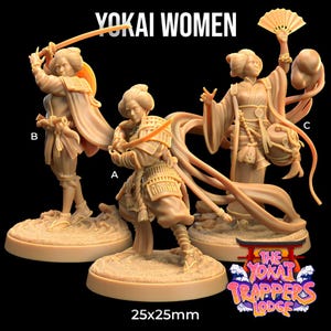 Yokai Women Oni Japanese Asian Heroine Warrior | the Dragon Trappers ...