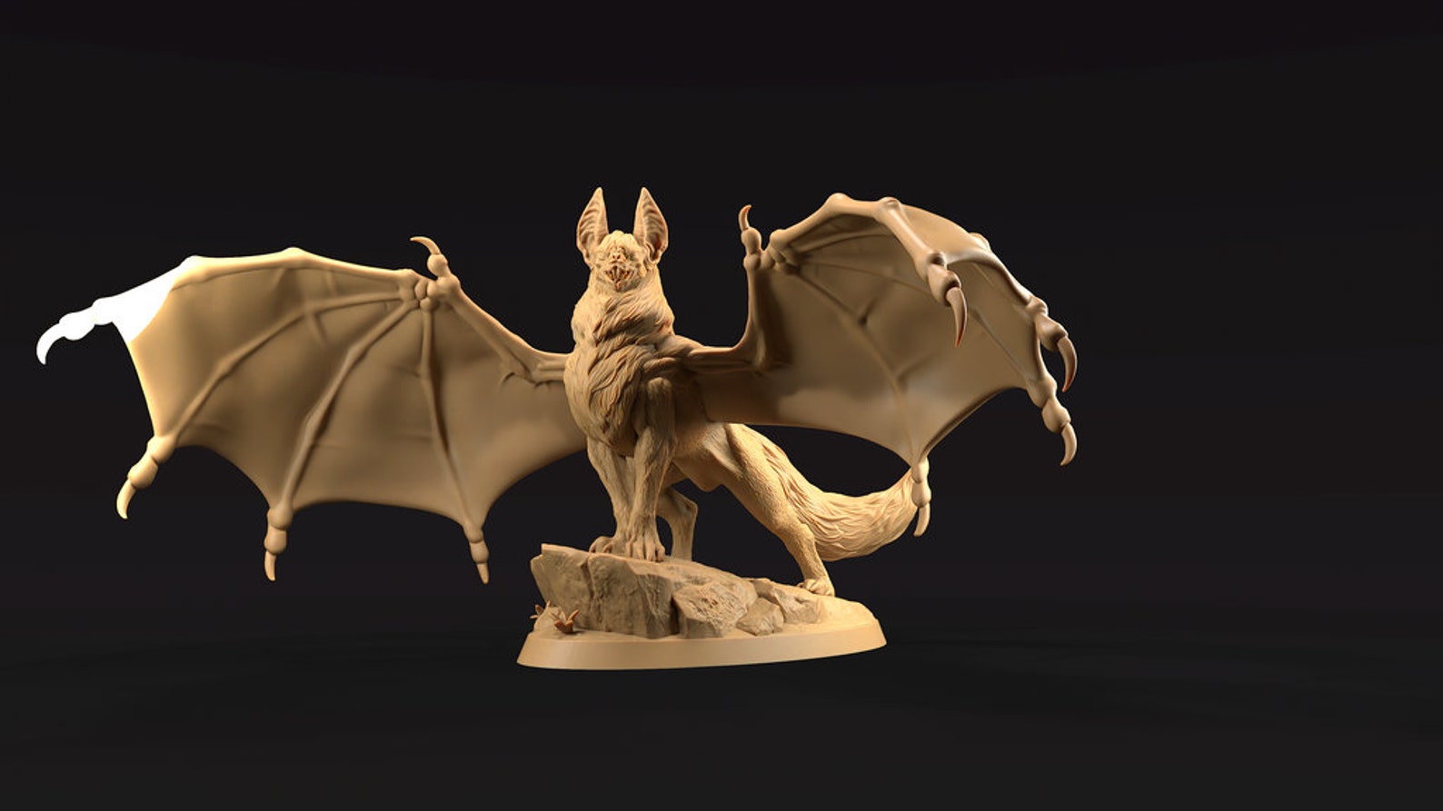 Desmogryff Bat Wolf Vampire Monster | the Dragon Trappers Lodge | 32mm ...