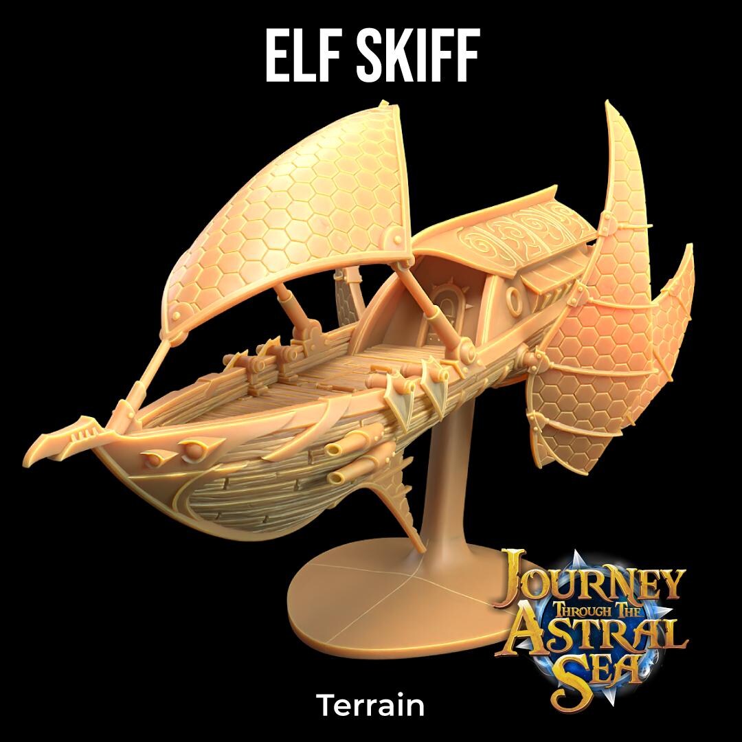Elf Skiff Ship Journey Through Astral Sea | the Dragon Trappers Lodge ...