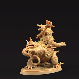 Devil Toad Riders Dnd Mini for Dungeons and Dragons Gift for DM ...