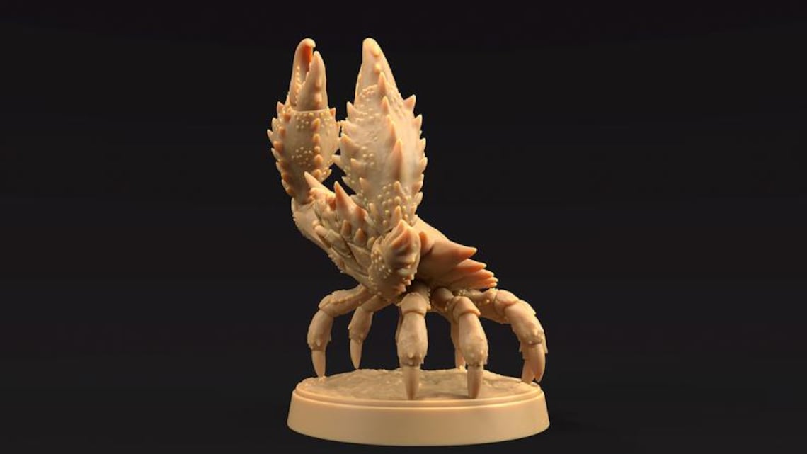 Giant Crab Dnd Mini Classic Dungeons and Dragons Miniature TTRPG Dragon ...