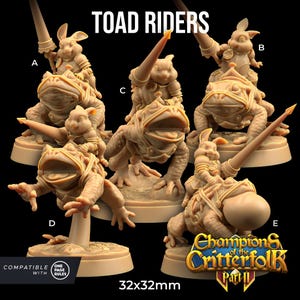 Bunny Fighter Toad Mount Rabbit Frog Rider | the Dragon Trappers Lodge ...