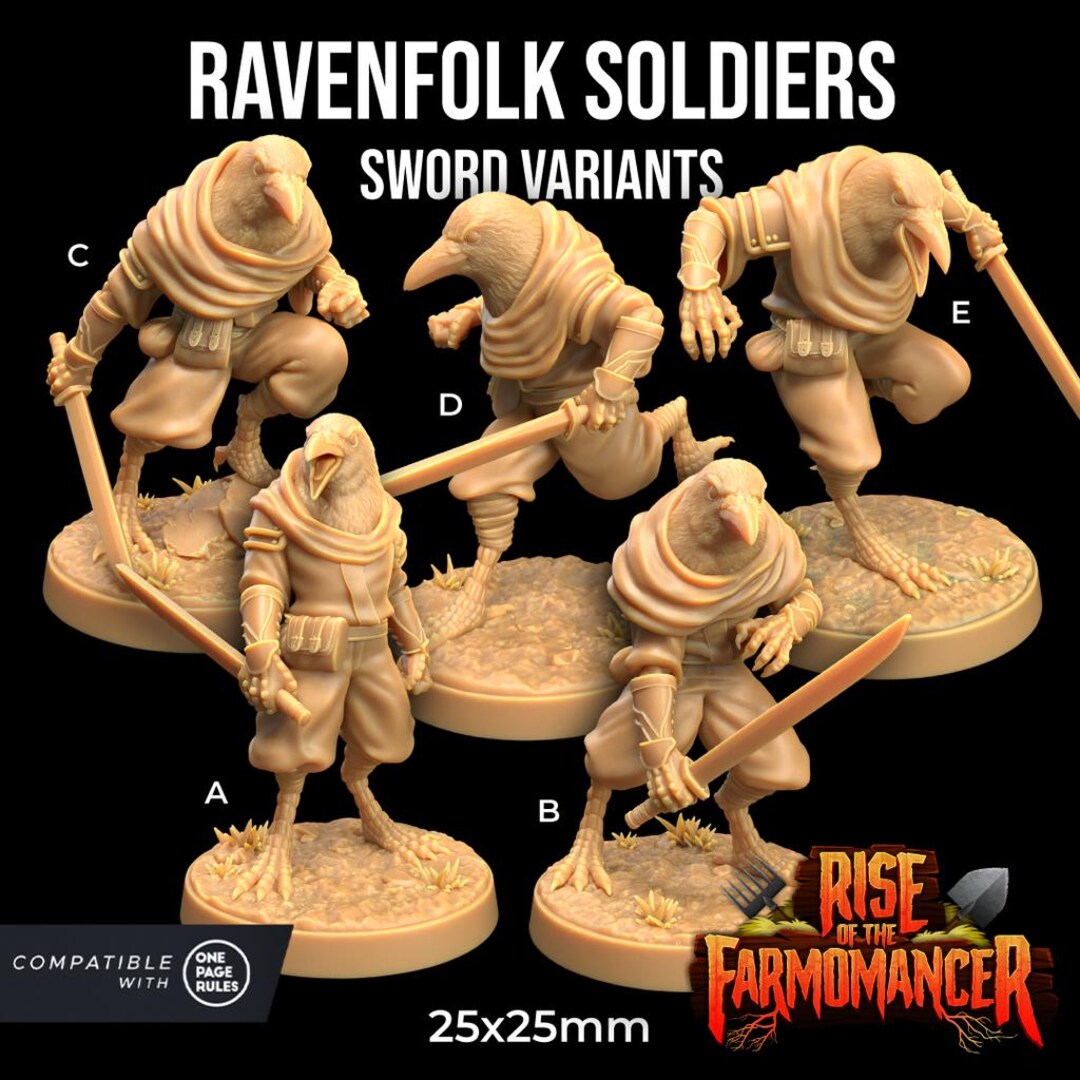 Ravenfolk Stalker Soldiers Farmomancer | the Dragon Trappers Lodge ...