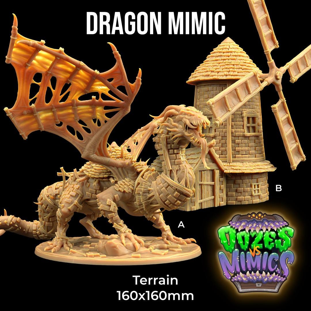 Dragon Mimic Windmill Oozes Vs Mimics | the Dragon Trappers Lodge ...
