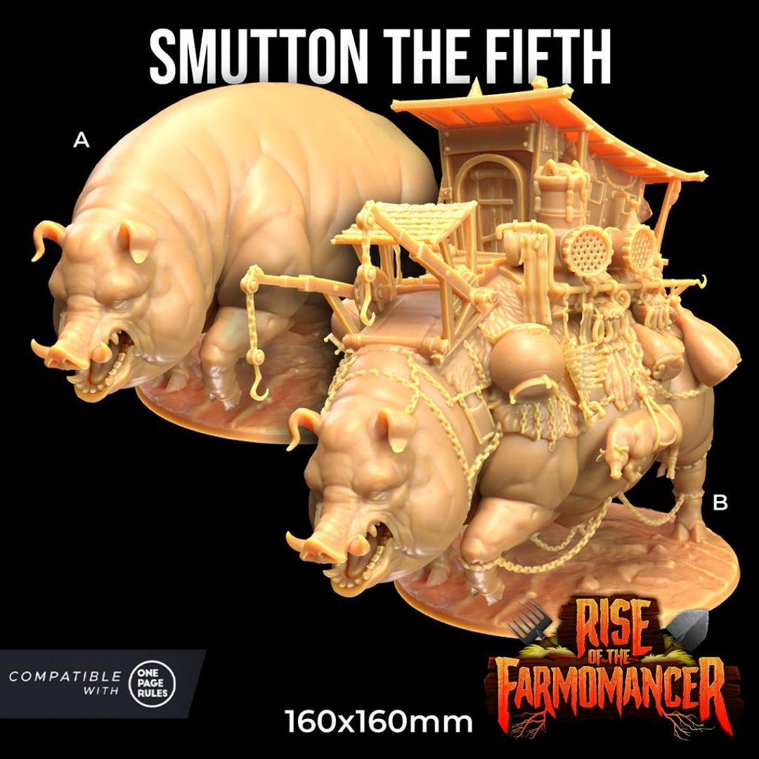 Smutton the Fifth Pig Lodge | the Dragon Trappers Lodge |32mm Scale ...