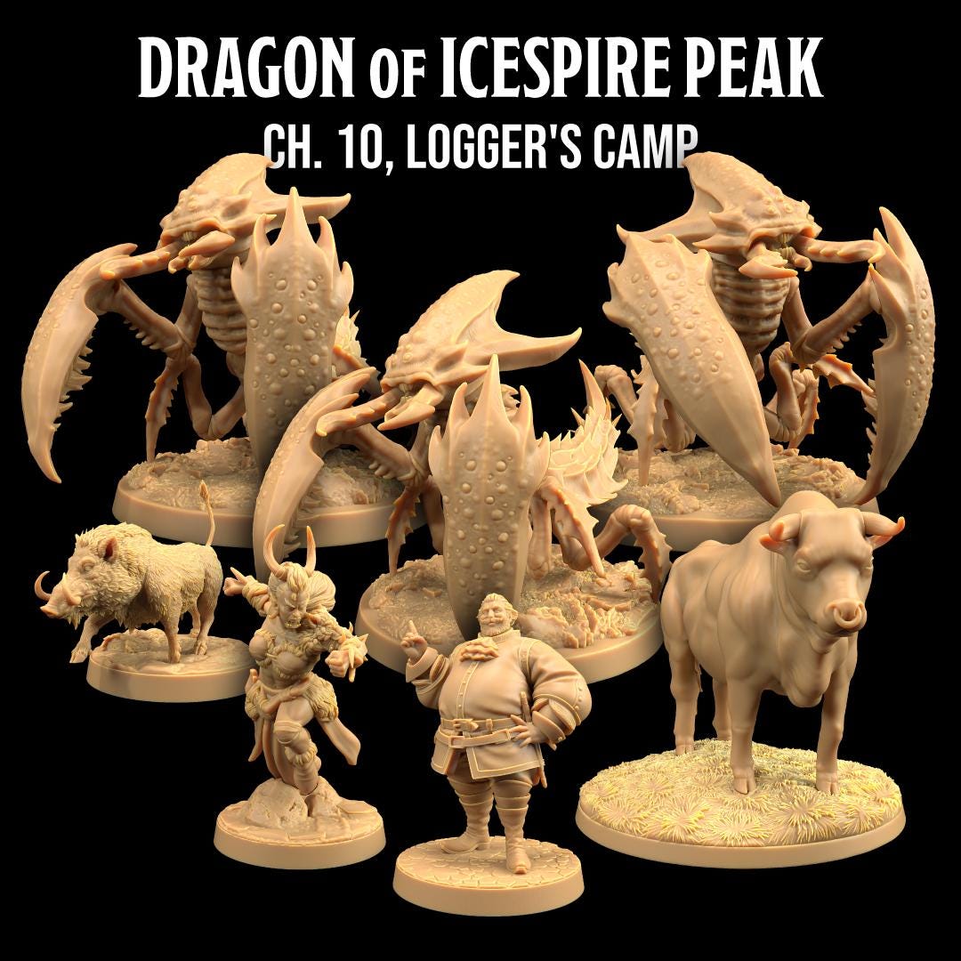 Logger's Camp Dragon of Icespire Peak Dnd Miniatures | the Dragon ...