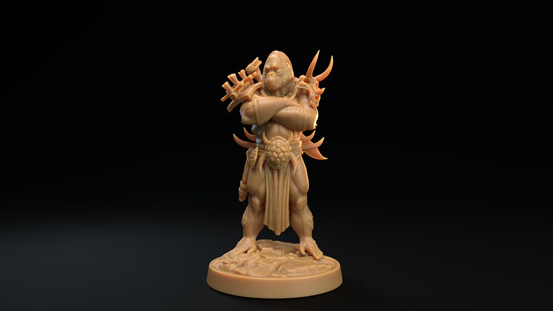 Kaeng Gorilla Warrior | the Dragon Trappers Lodge | 32mm Scale ...