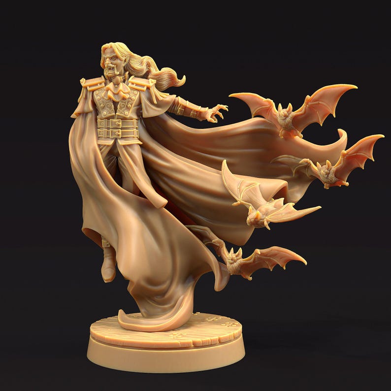 Vampire Male Dnd Mini Dungeon Classics Undead | the Dragon Trappers ...