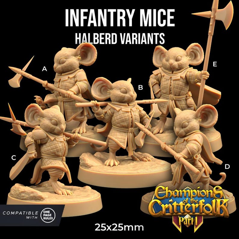Infantry Mice Champions of the Critterfolk | the Dragon Trappers Lodge ...