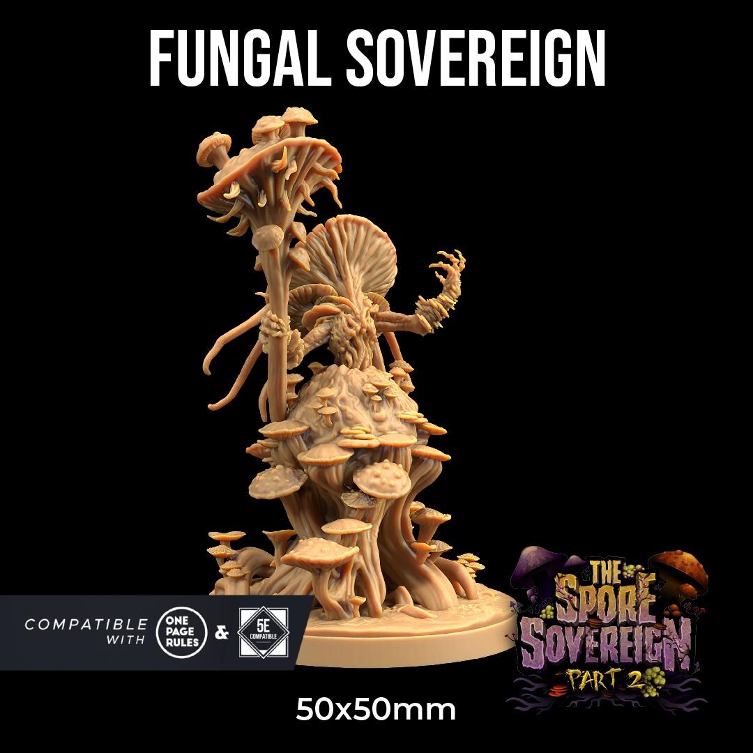 Fungal Sovereign DND Mini Spore Sovereign Army | the Dragon Trappers ...