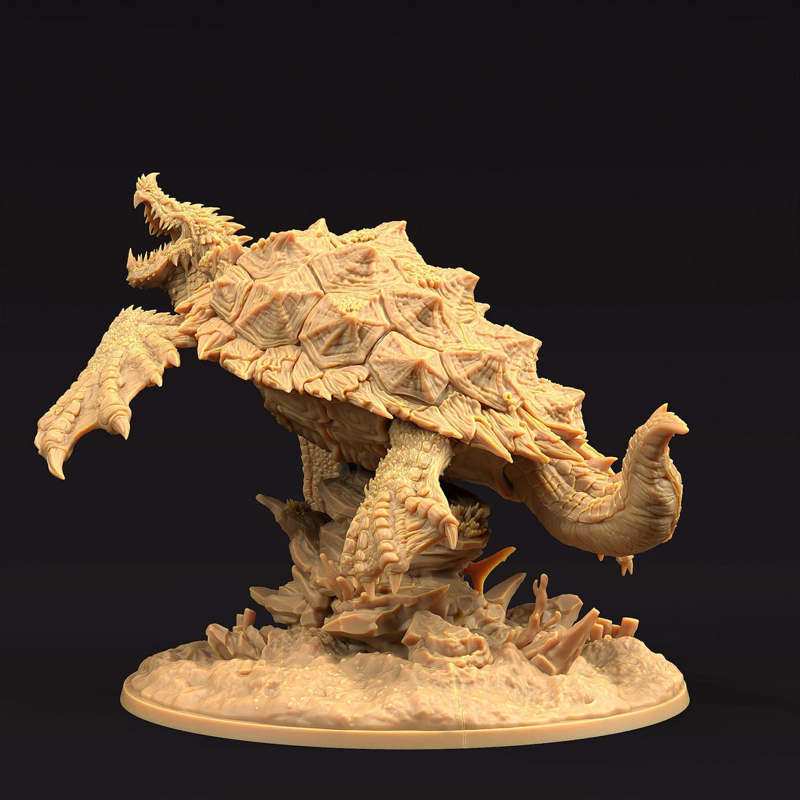 Dragon Turtle Dnd Mini Cities of the Sea | the Dragon Trappers Lodge ...