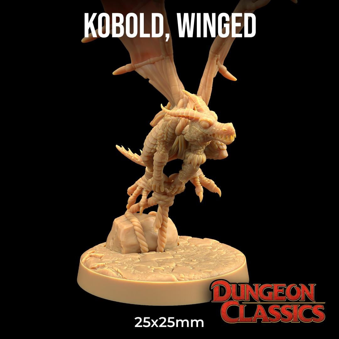 Kobold Winged Reptile Humanoid Dungeon Classics | the Dragon Trappers ...