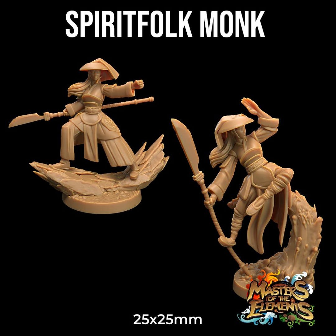 Spiritfolk Monk Master of the Elements | the Dragon Trappers Lodge ...