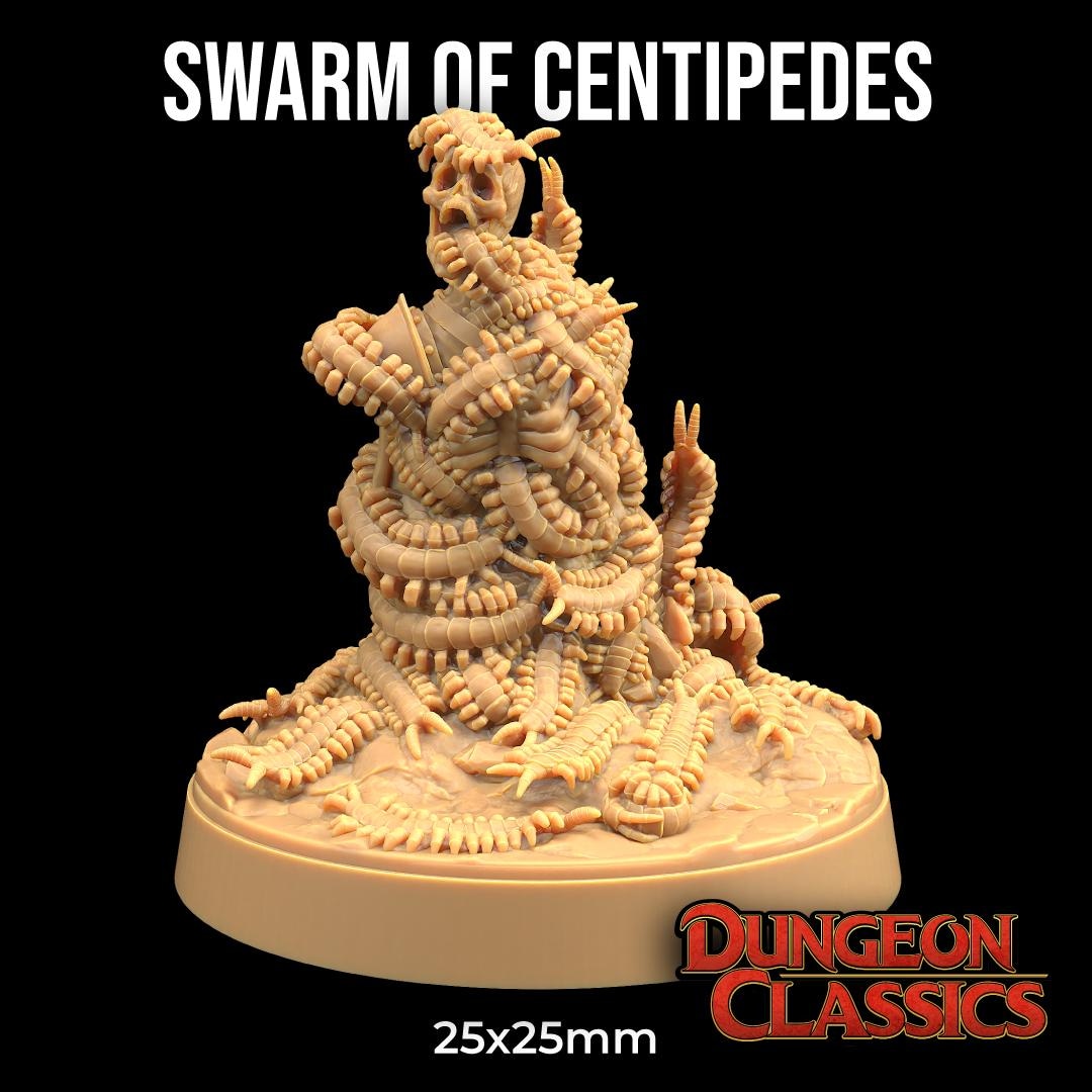 Swarm of Centipedes Dnd Mini Dungeon Classics Mini the Dragon Trappers ...