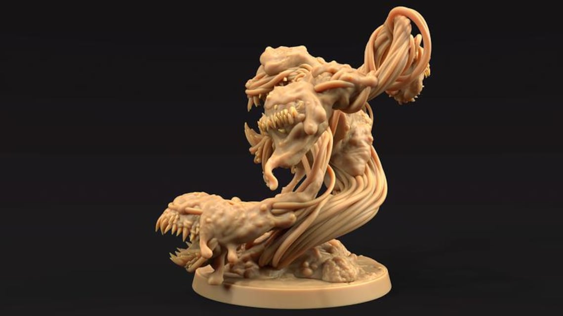 Flying Spaghetti Monster Dnd Mini Food World Dungeons and Dragons ...
