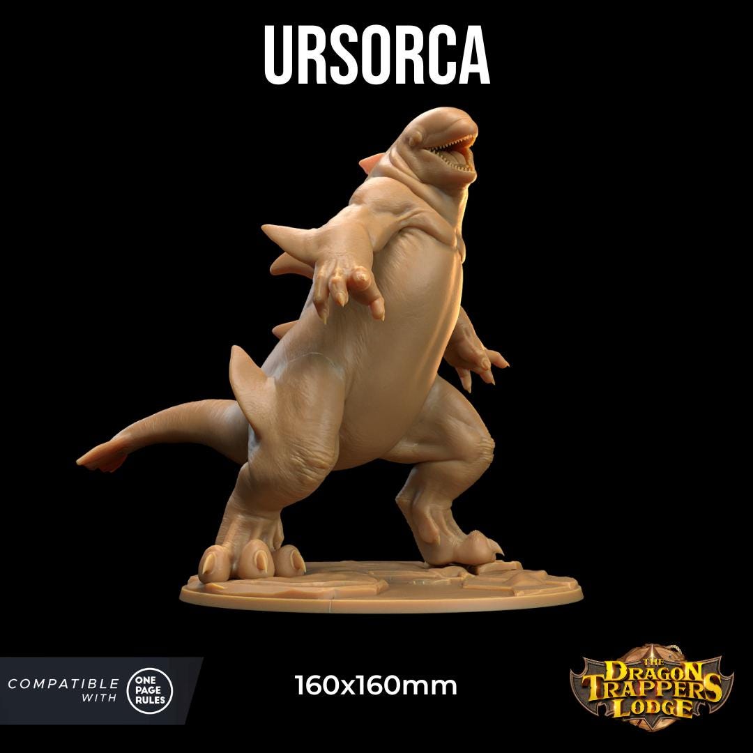 Ursorca Orca Whale Kaiju of the Rift | the Dragon Trappers Lodge | 32mm ...
