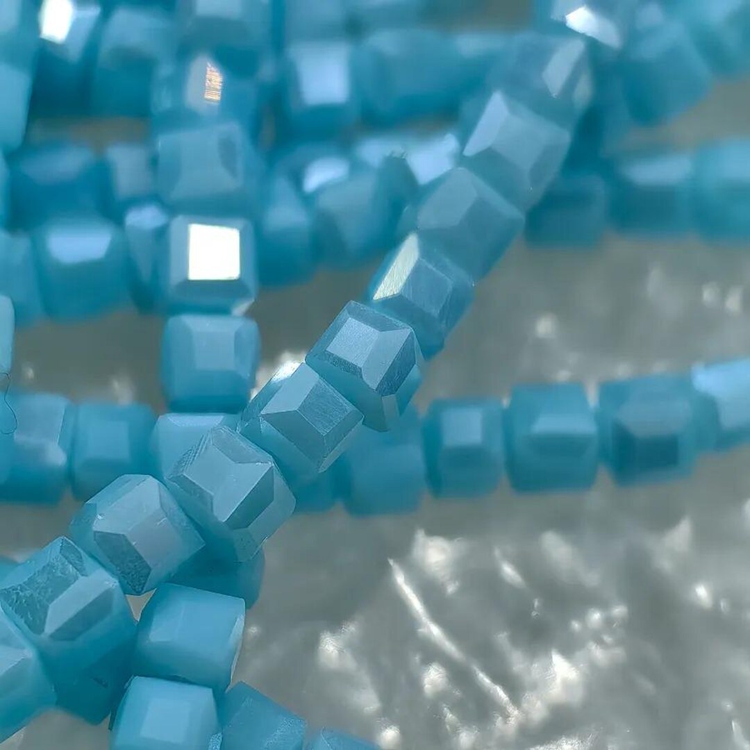 4mm Cube Cut Crystal Bead - Etsy