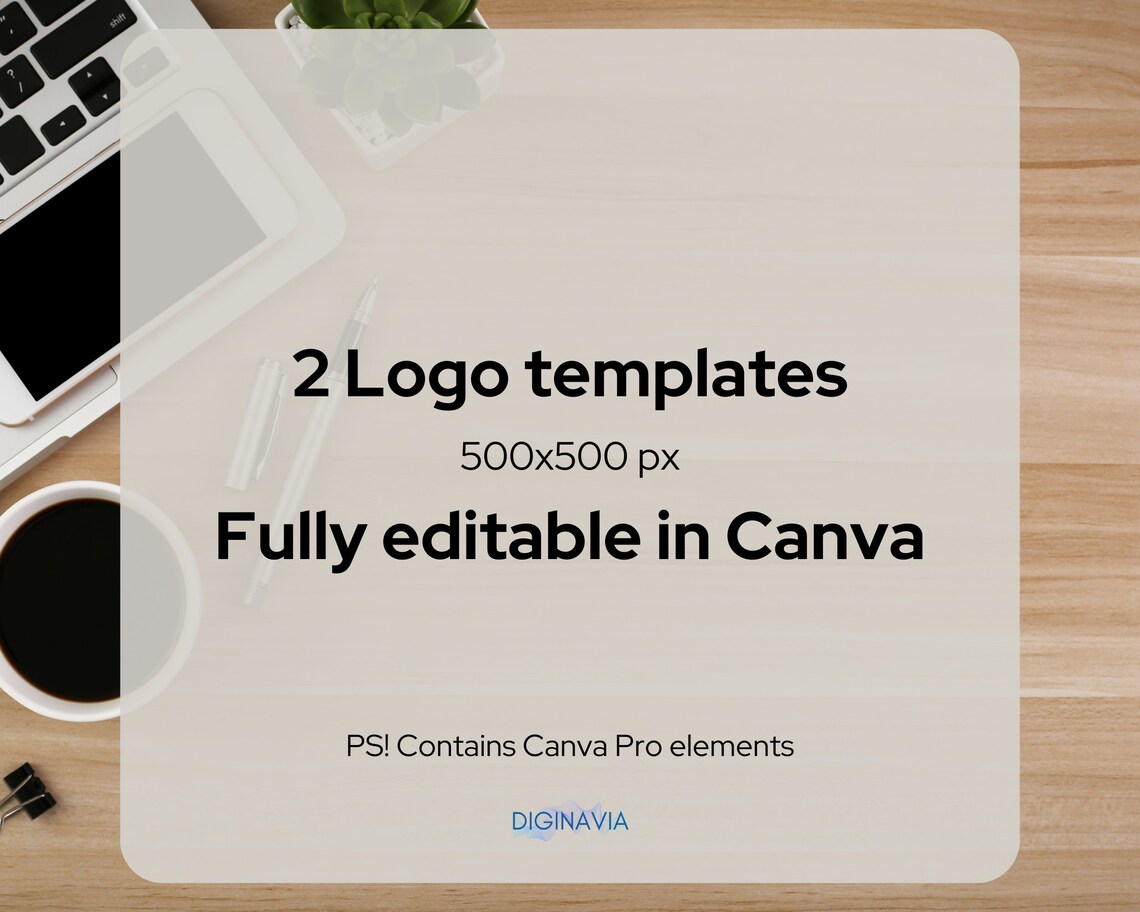 Editable Logo Design Template Black Canva Business Logo Gold ...