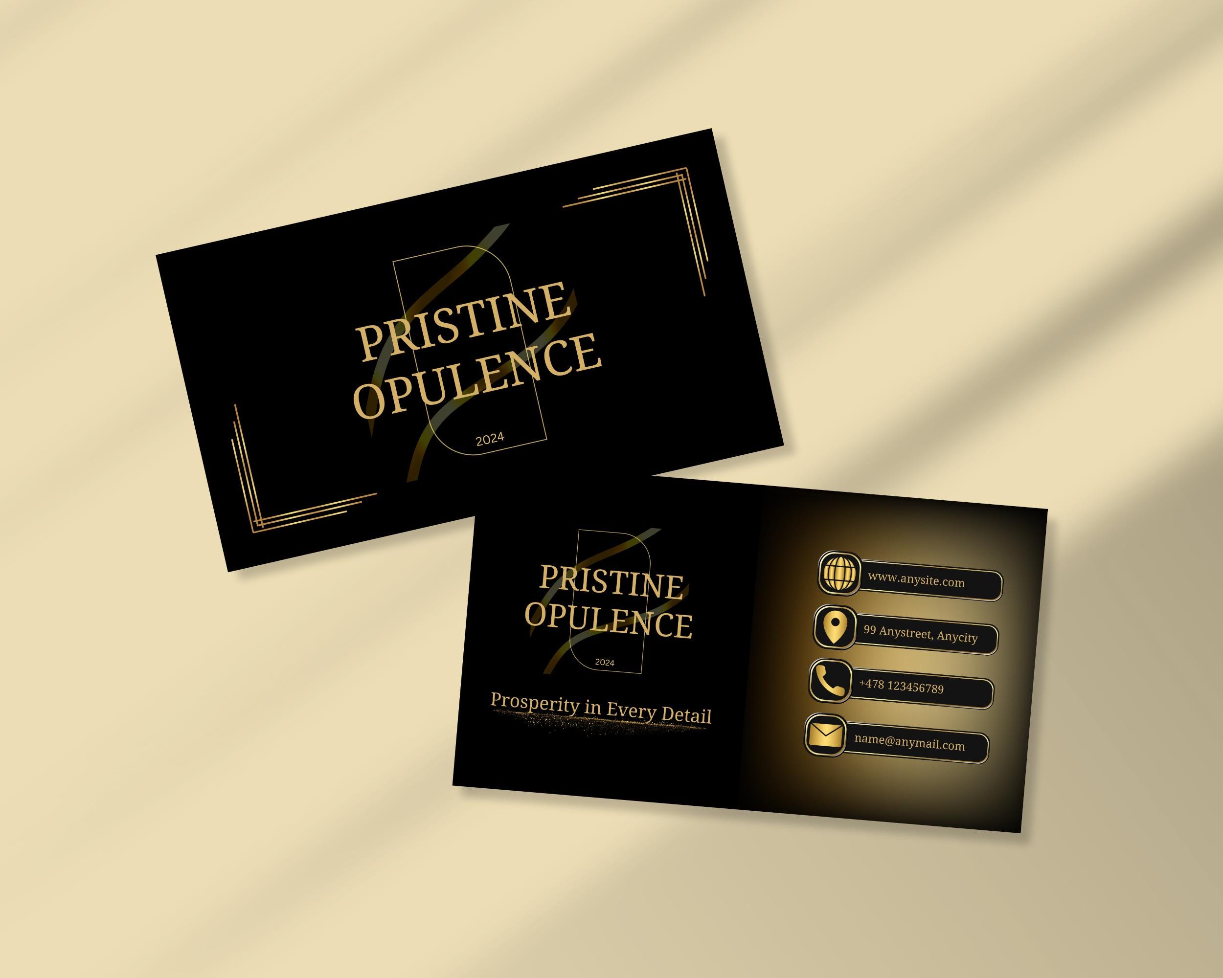 Business Card Template Designs Black Name Card Template Gold Business ...
