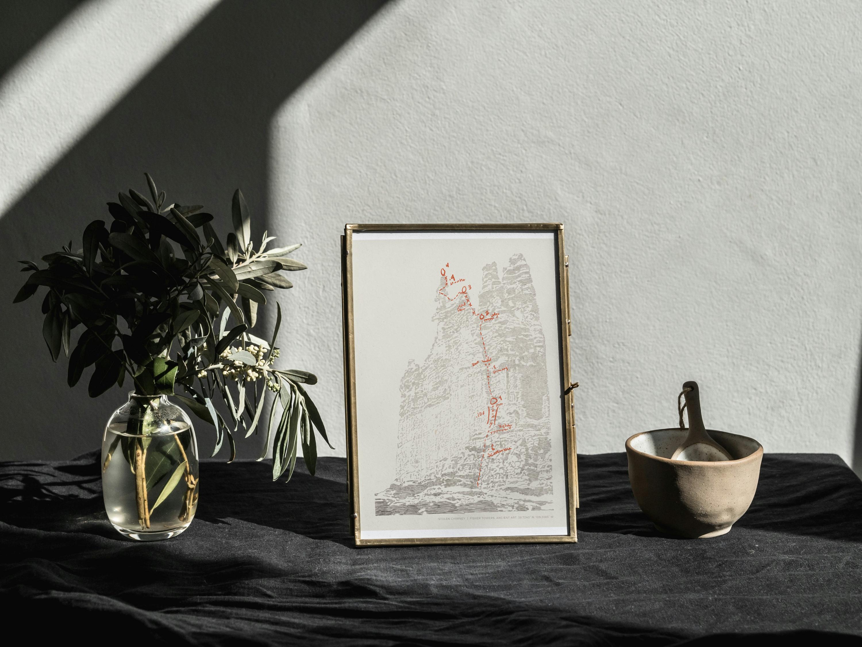 Topo Climbing Map | Utah Map | Hand Drawn Digital Artwork | Rock ...