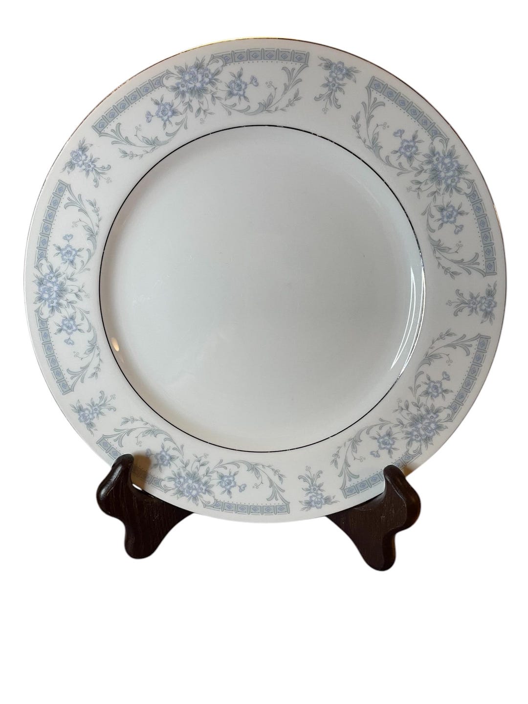 Vintage Sheffield Blue Whisper Fine China Dinner Plate Made in Japan ...