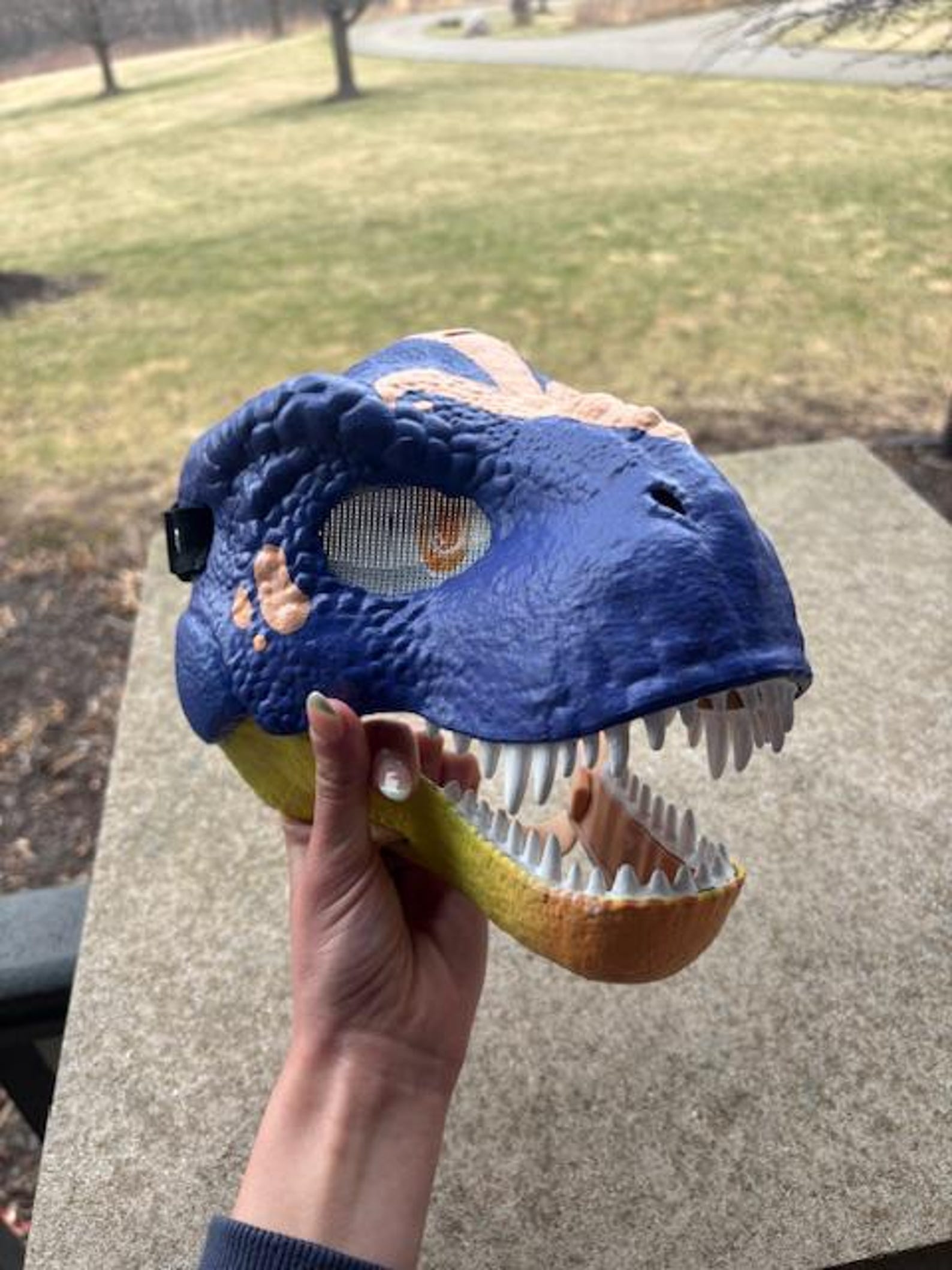 T-rex Dino Mask (see Desc.) - Etsy