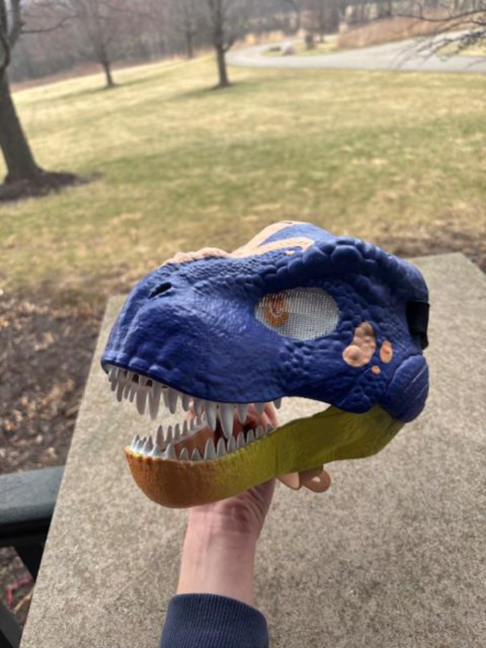 T-rex Dino Mask (see Desc.) - Etsy