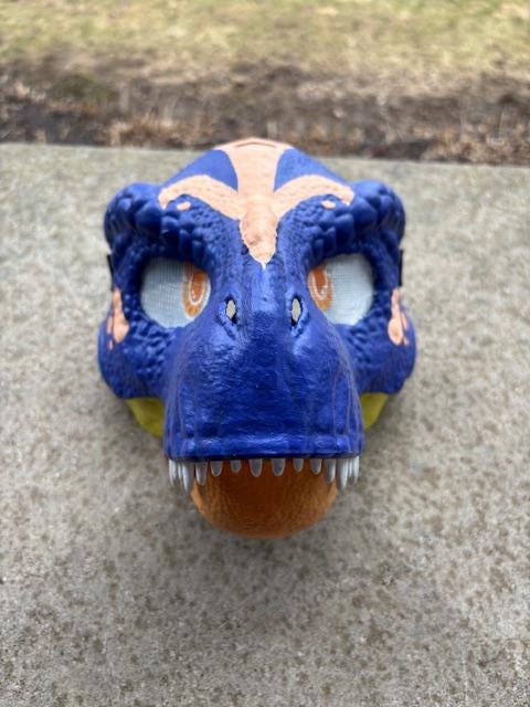 T-rex Dino Mask (see Desc.) - Etsy