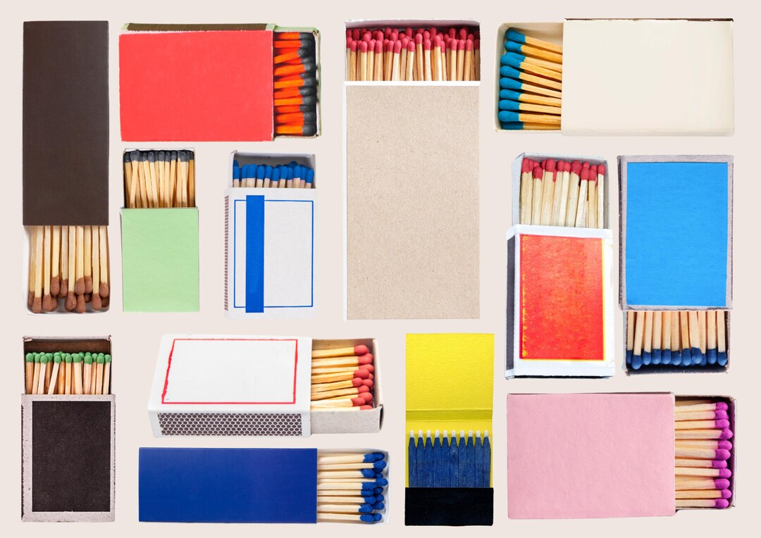 MATCHBOX TEMPLATE LAYOUT - Etsy