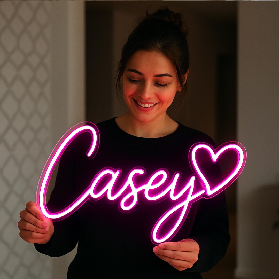 Neon Name Sign for Kids, Custom Neon Sign Bedroom, Neon Sign Teenage ...
