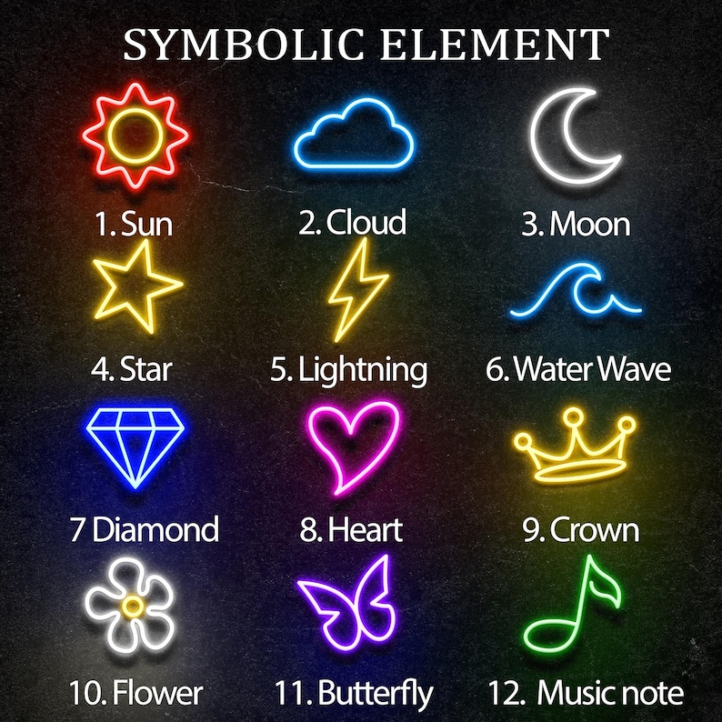 Personalized Kids Name Neon Sign | Custom LED Nursery Decor - Etsy