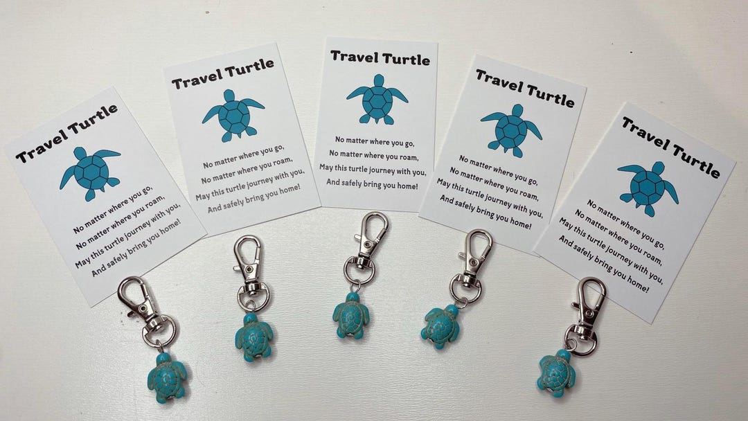 Mini Micro Turtle Charms Travel Turtle Lucky Charms Endearing Turtle ...