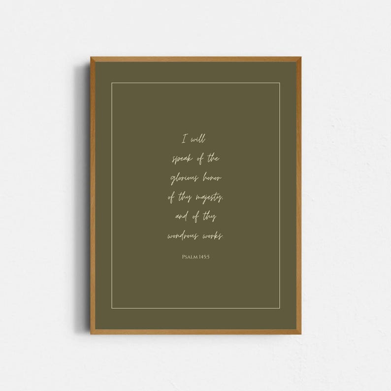 Christian Vintage Gallery Wall Nursery Art Woodland Home Decor Boy's ...