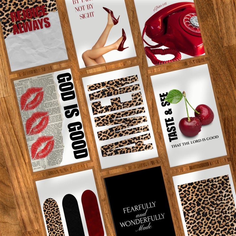 Christian Wall Art Leopard - Etsy UK