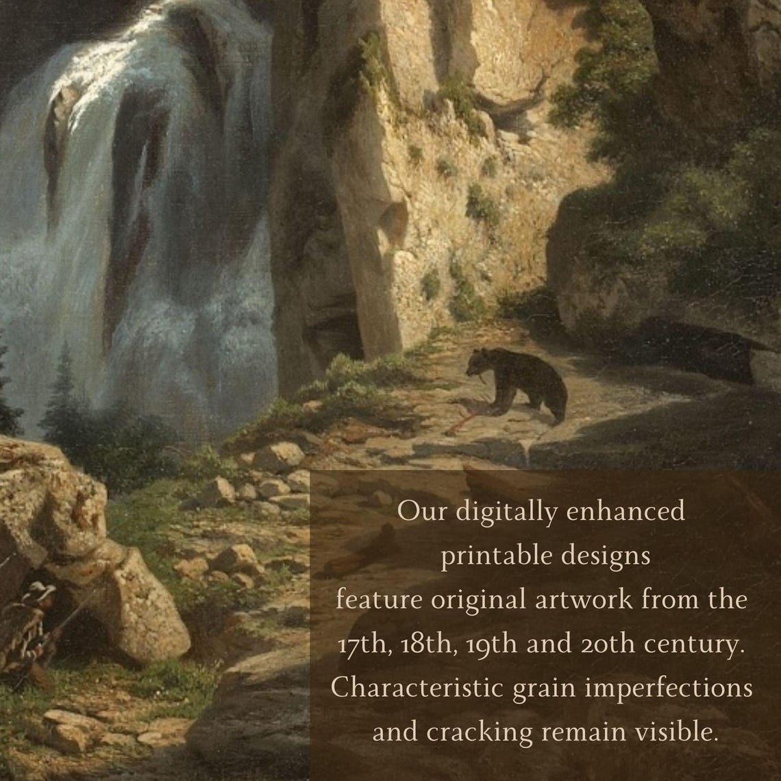 Christian Vintage Gallery Wall Nursery Art Woodland Home Decor Boy's ...