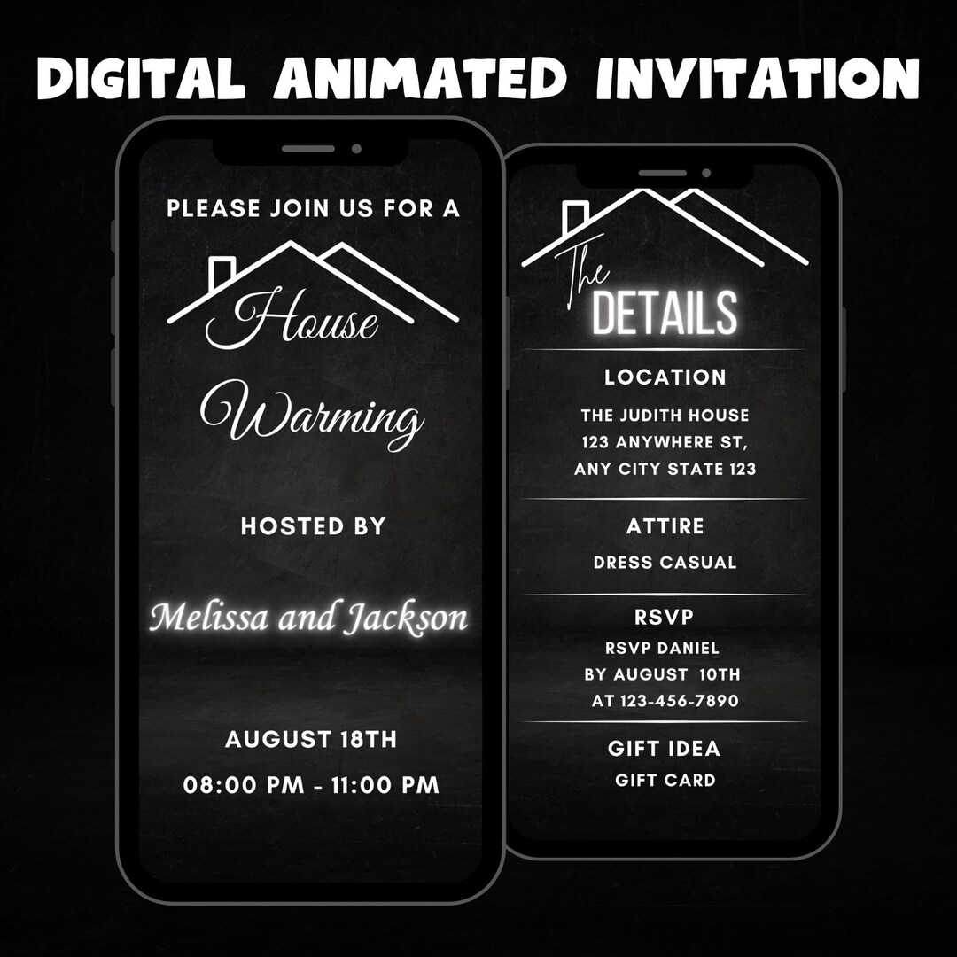 Editable Housewarming Invitation, Digital House Warming Invitation, New ...