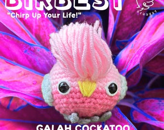 Handmade Budgie Crochet Keychain Bird Lover Gift Amigurumi Bird ...