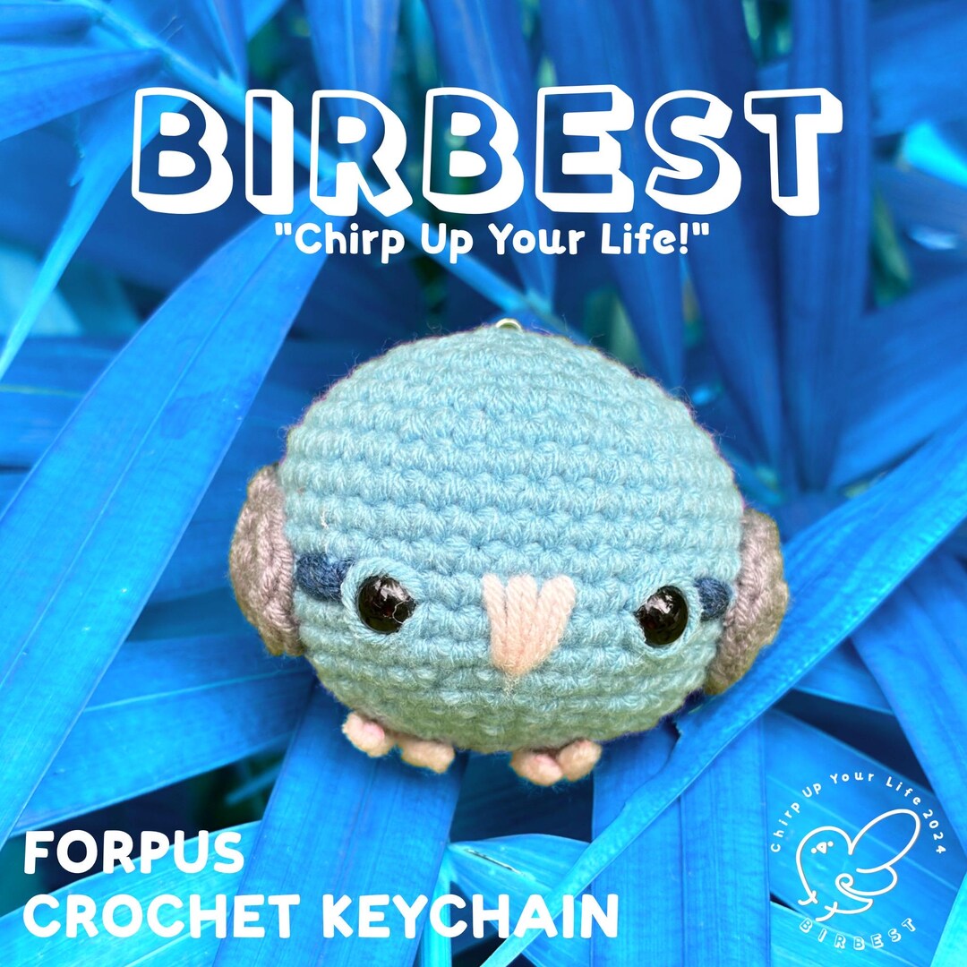 Handmade Parrotlet Crochet Keychain | Bird Lover Gift - Etsy