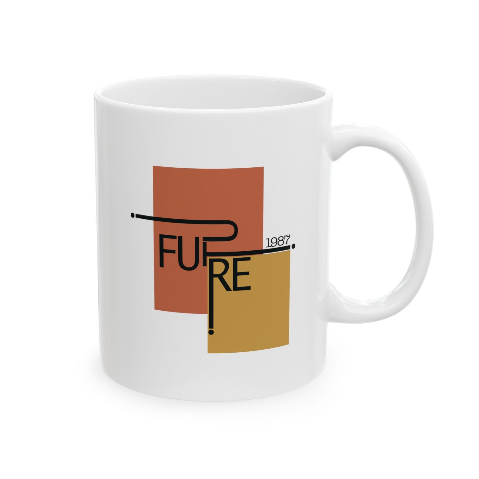 FUTURE 1987 | Graphic Coffee Mugs | Ceramic Mug, (11oz, 15oz) - Etsy