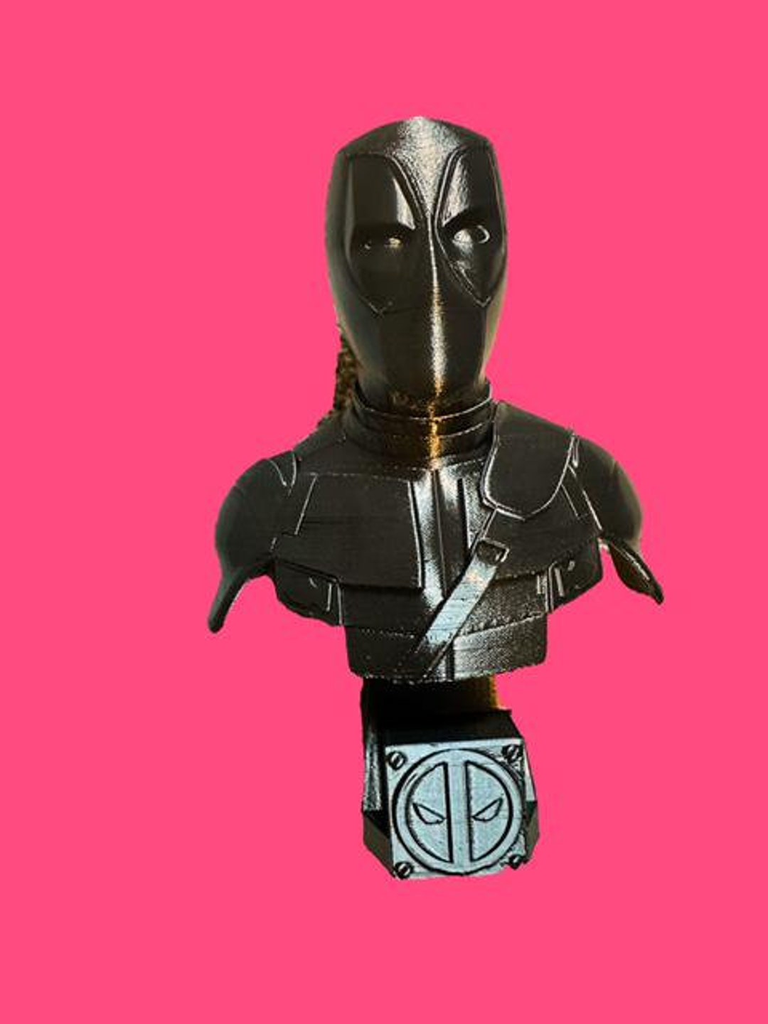 3D Printed Deadpool Bust (plain) - Etsy