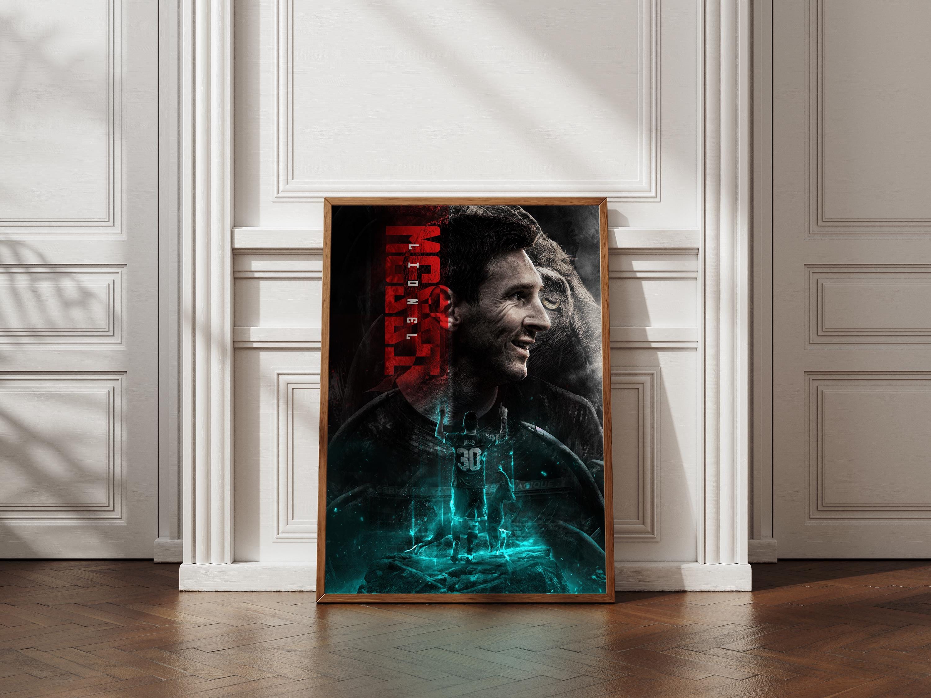 Leo Messi Poster, Lionel Messi Fan Art, Barcelona Football Minimalist ...