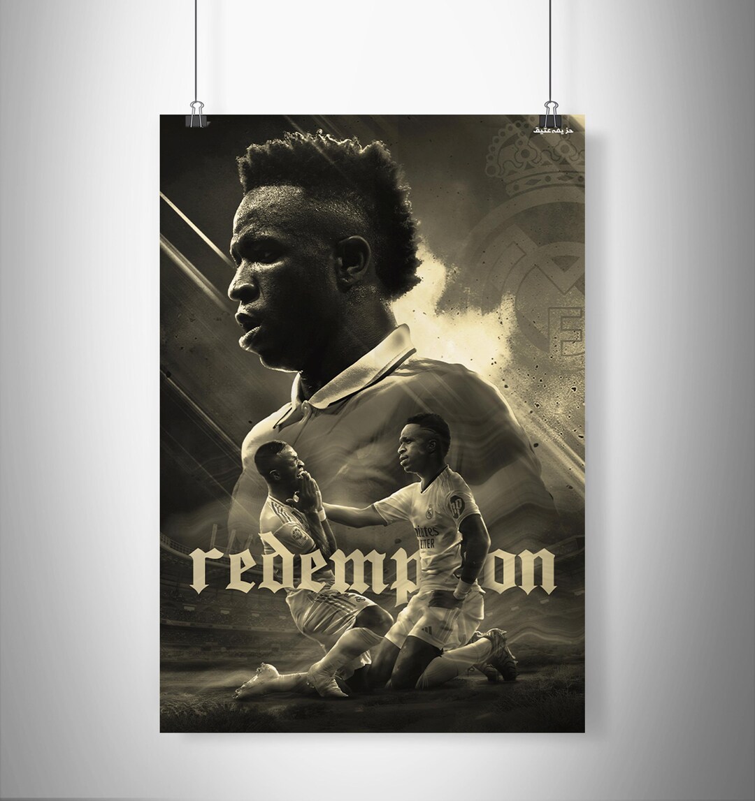 Vini Jr Poster, Vinicius Junior Fan Art, Real Madrid Football ...