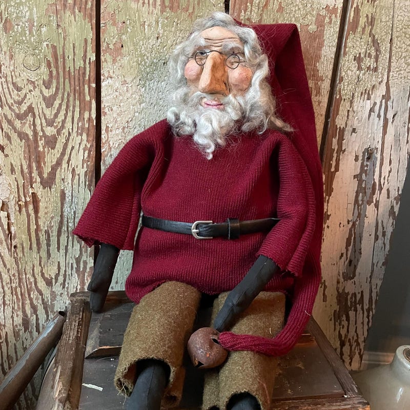 Clay Face Santa - Etsy